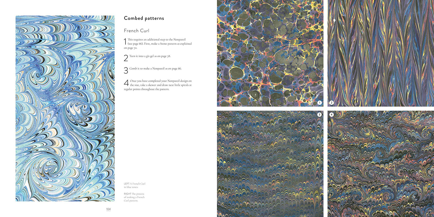 Contemporary Paper Marbling - Signed Copy – Marmor Paperie